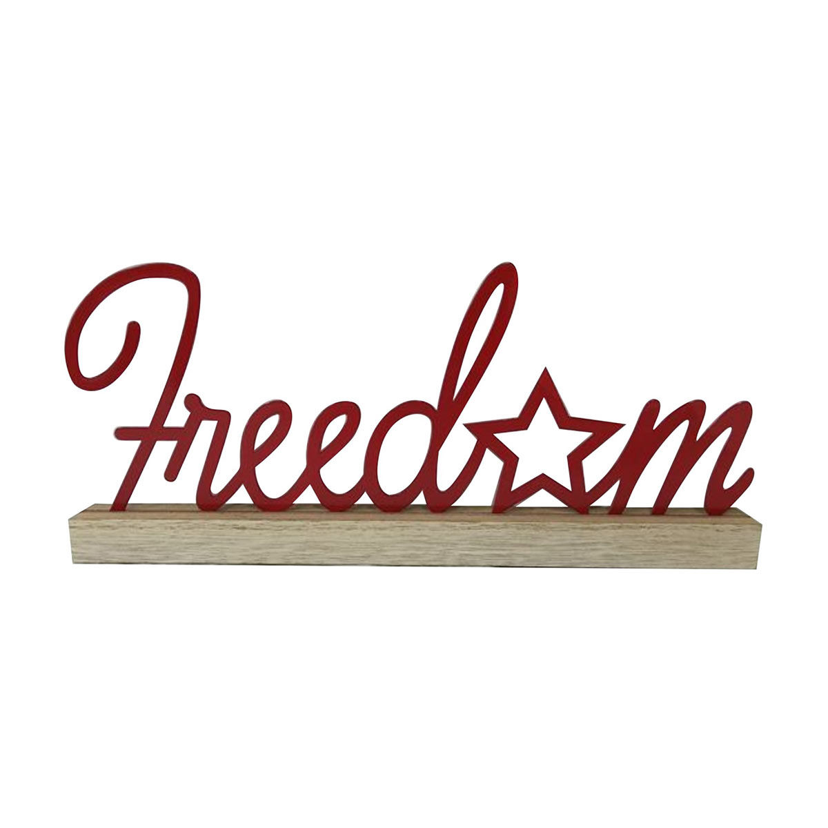 Freedom' Word Tabletop Décor