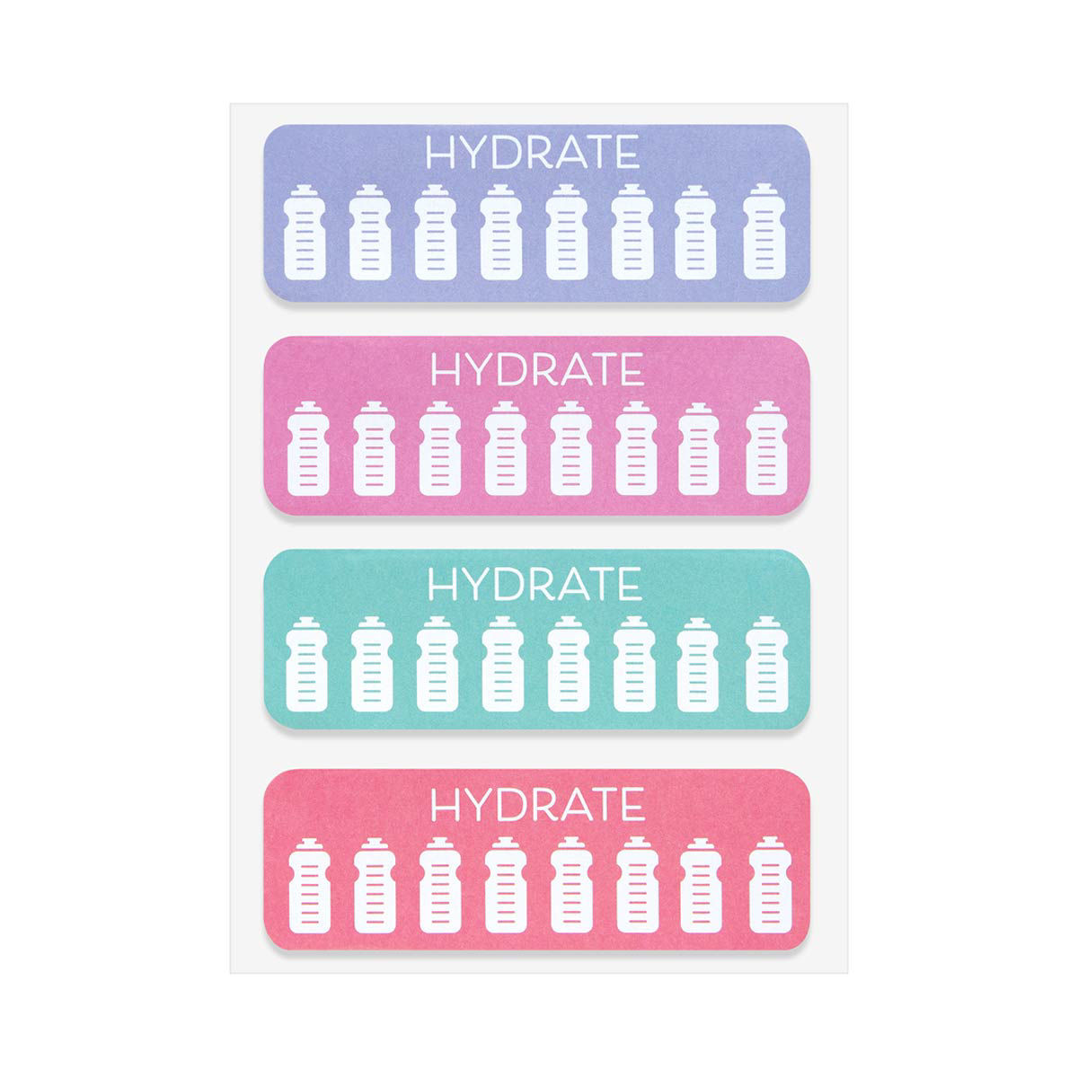 Water Tracker Sticky Notes