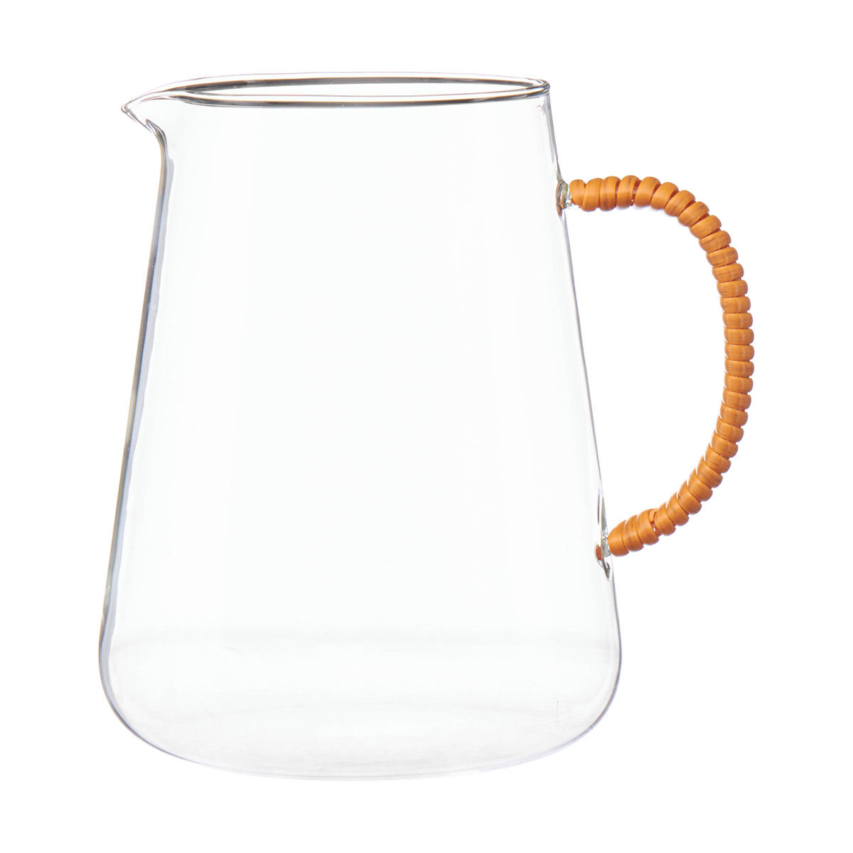 Wicker & Glass Pitcher