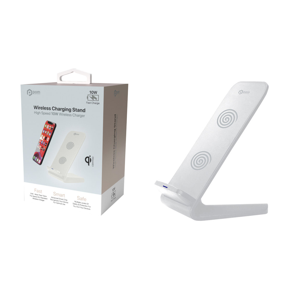 POM Wireless Charging Stand, White