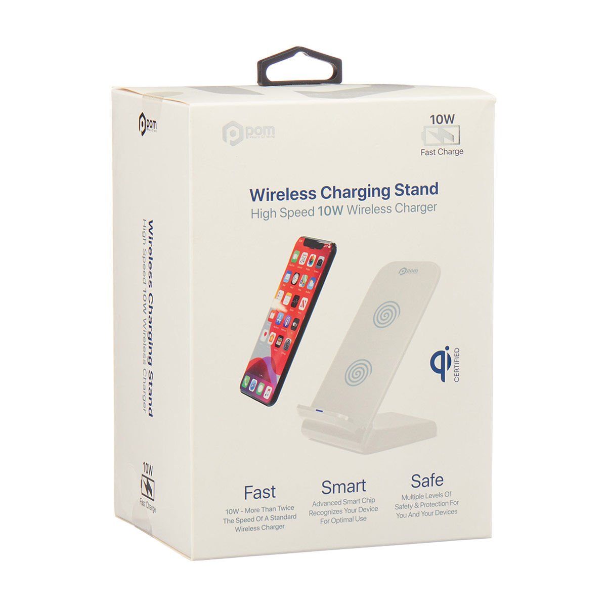 POM Wireless Charging Stand, White