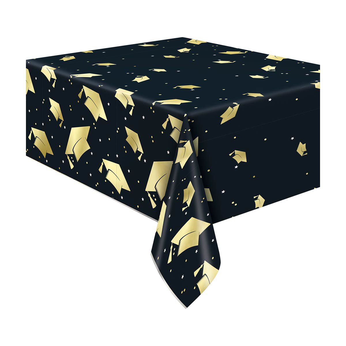 321 Party! Plastic 2023 Graduation Tablecloth, 54 in x 84 in