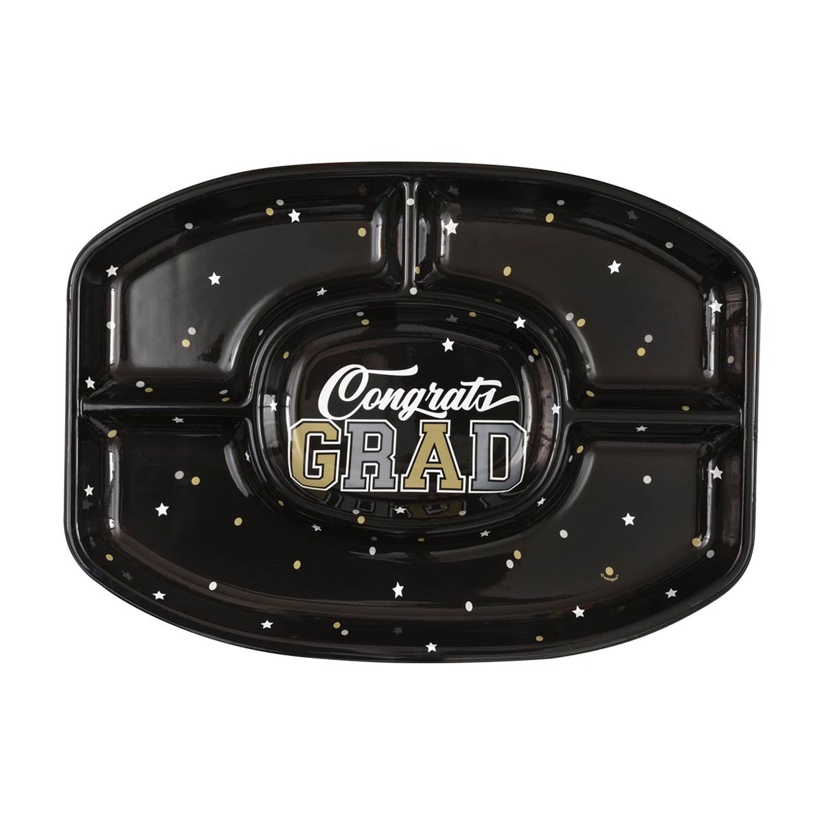 2023 Graduation Plastic Chip and Dip Platter
