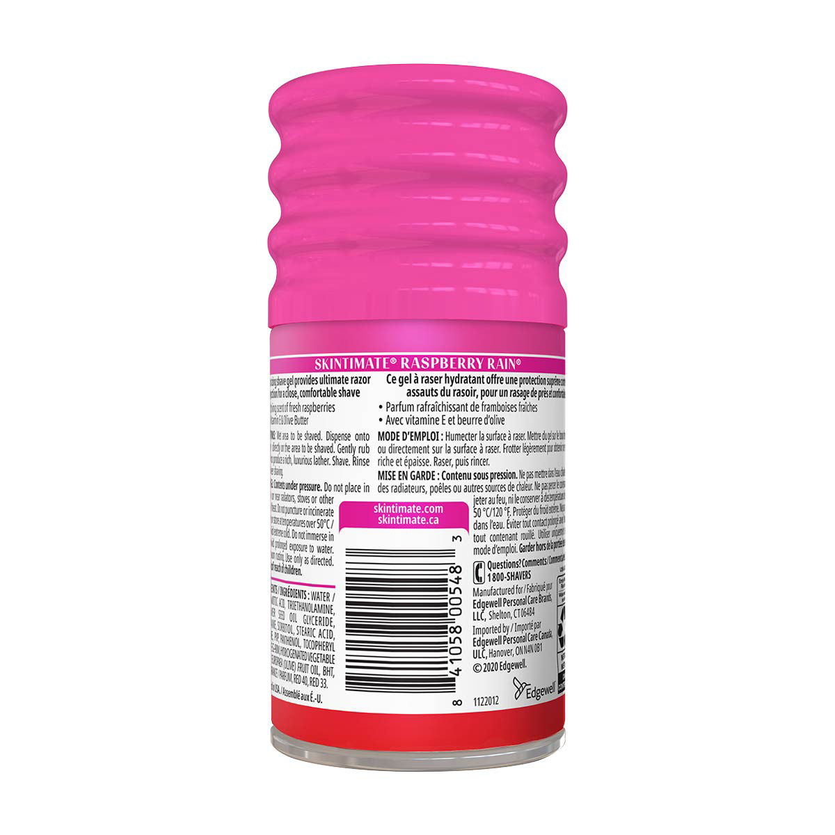 Skintimate Moisturizing Shave Gel - Raspberry Rain, 2.75 oz