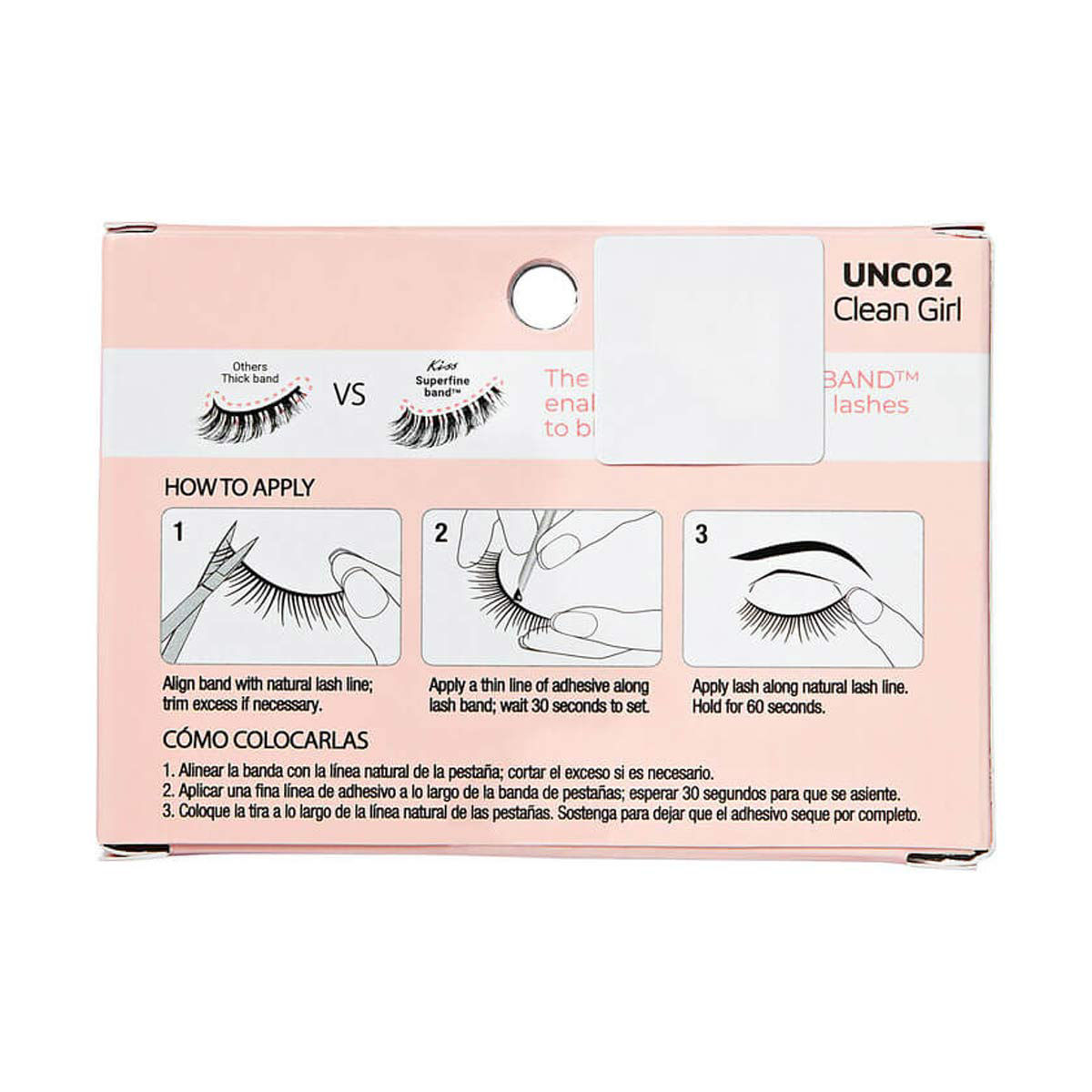 Kiss Uncovered Collection Faux Eyelashes, Clean Girl | Hamilton Place