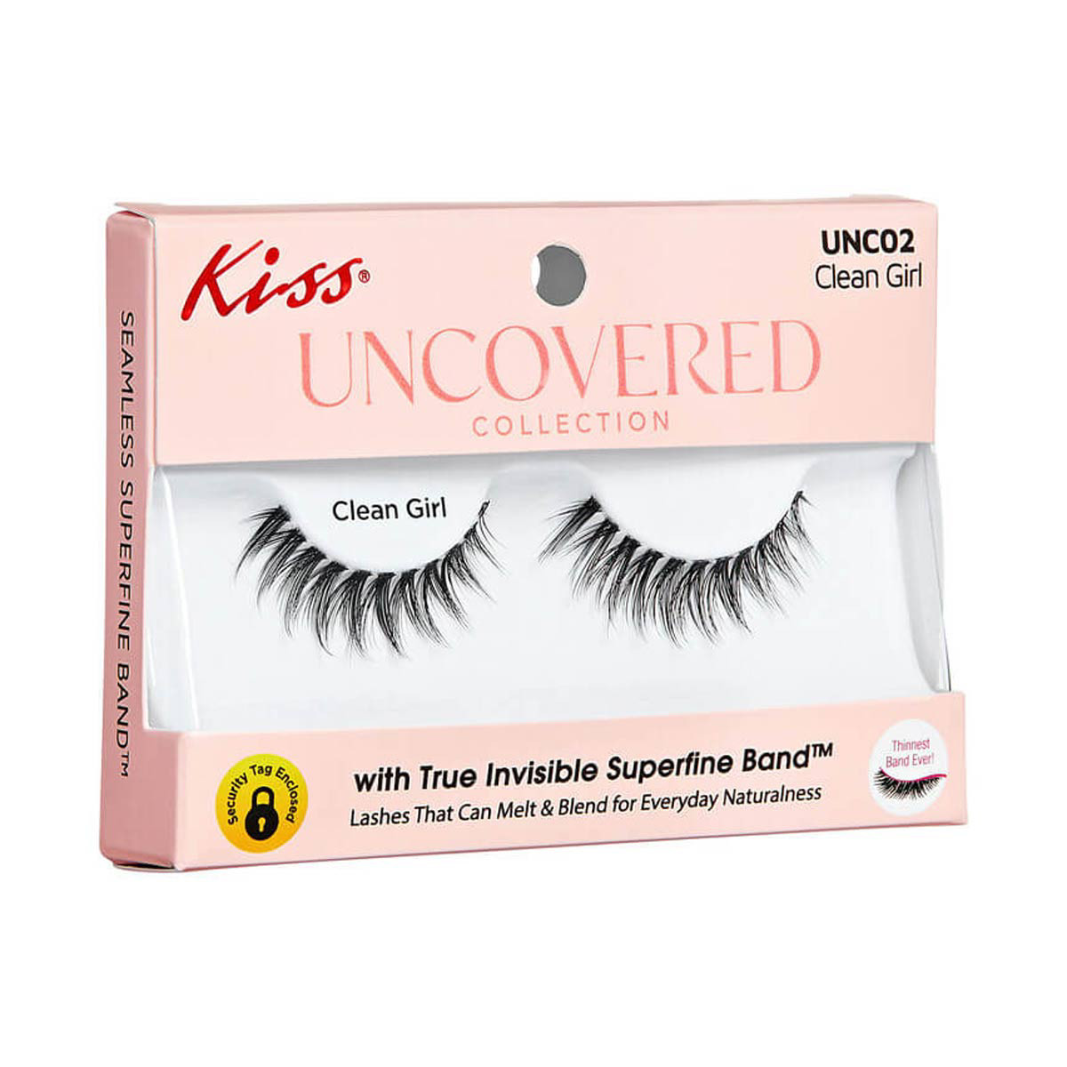 Kiss Uncovered Collection Faux Eyelashes, Clean Girl | Hamilton Place