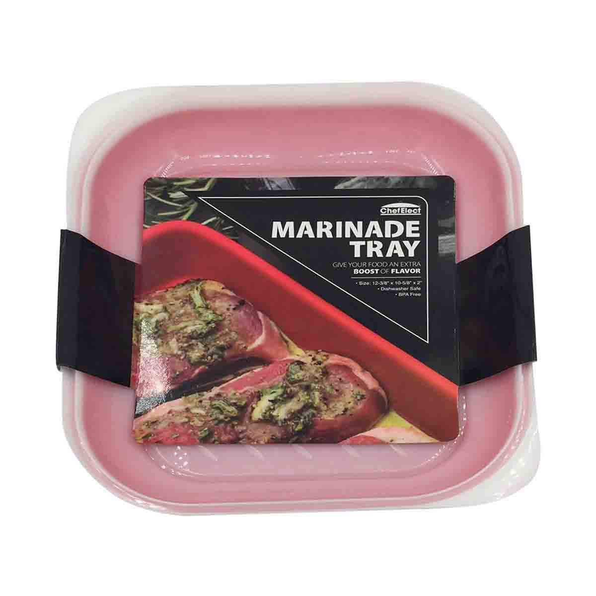 ChefElect Marinade Tray, Red