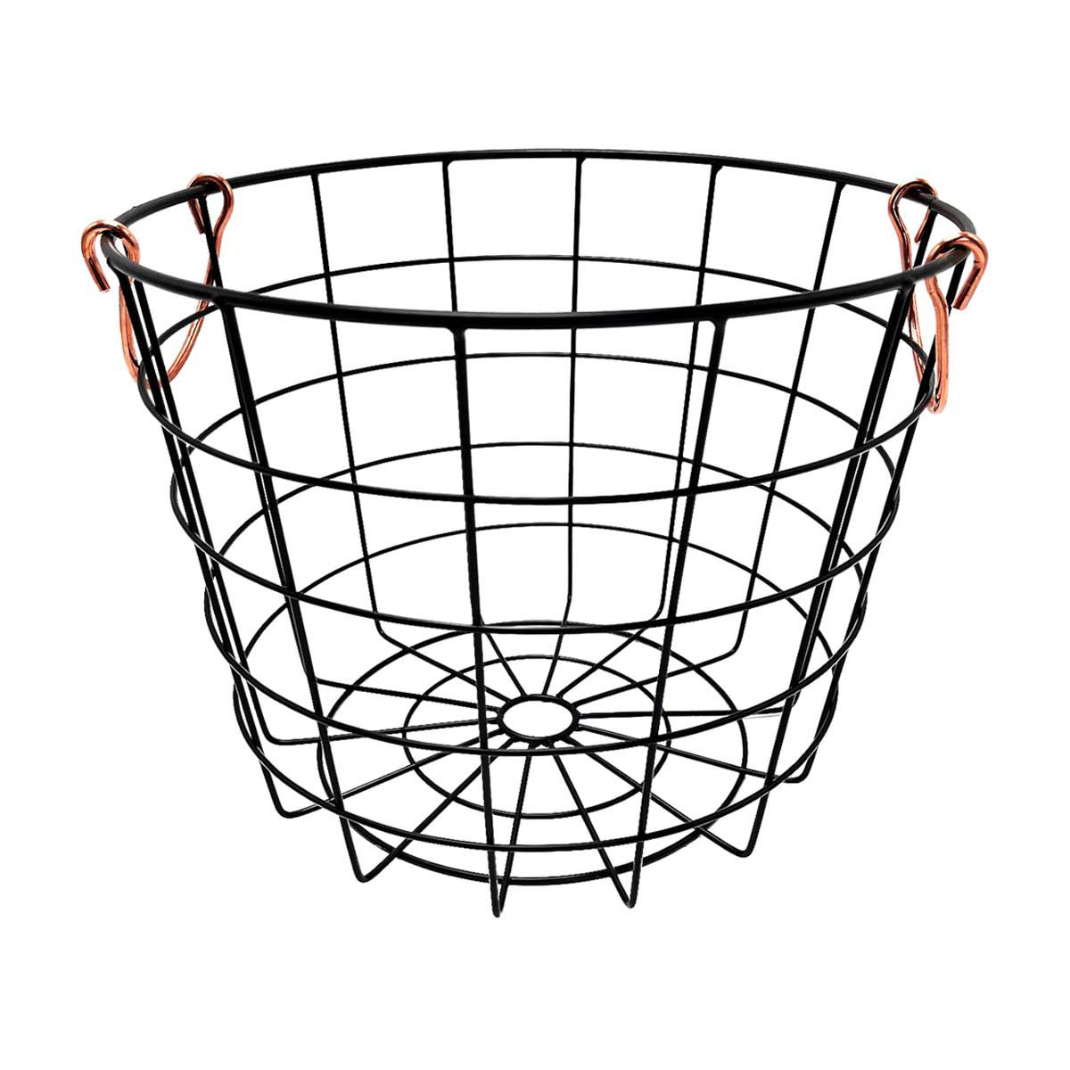 Round Metal Storage Basket Small