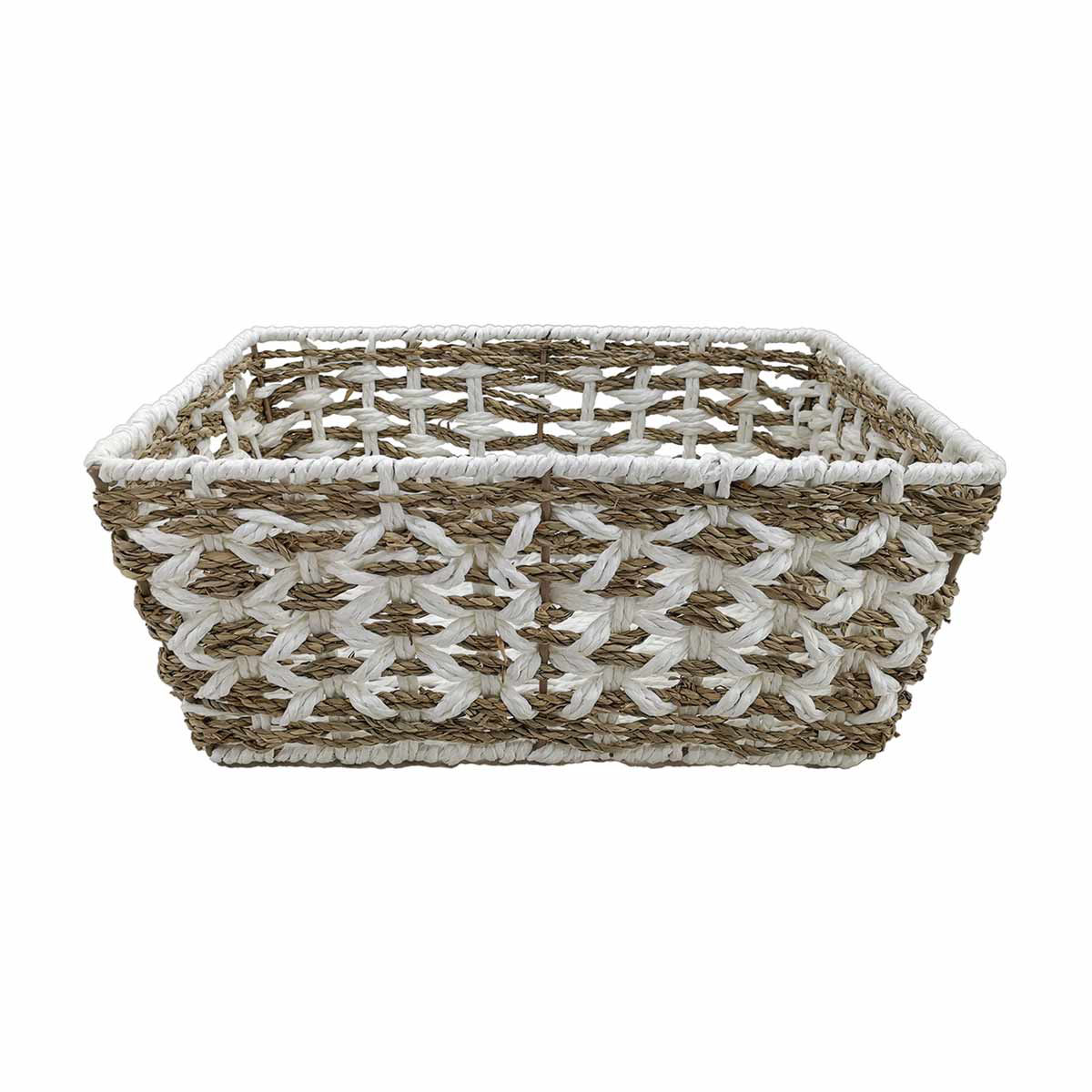 Seagrass Basket, Rectangular, Large