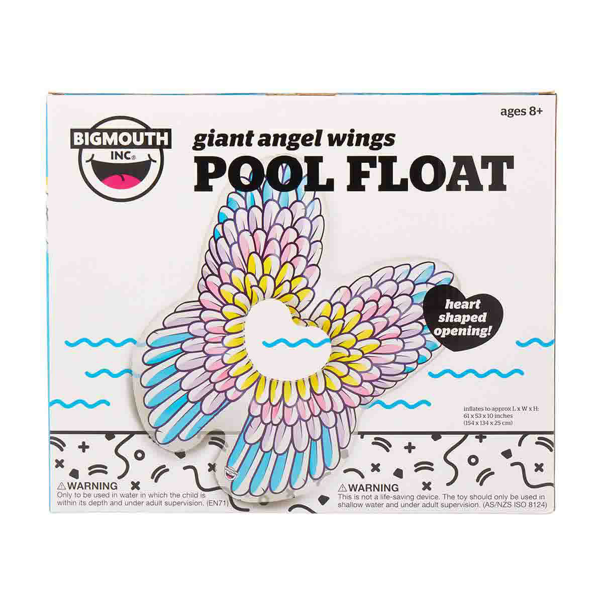 BigMouth Inc Angel Wings Pool Float