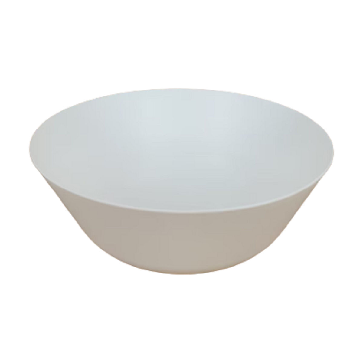 Plastic Serving Bowl, White