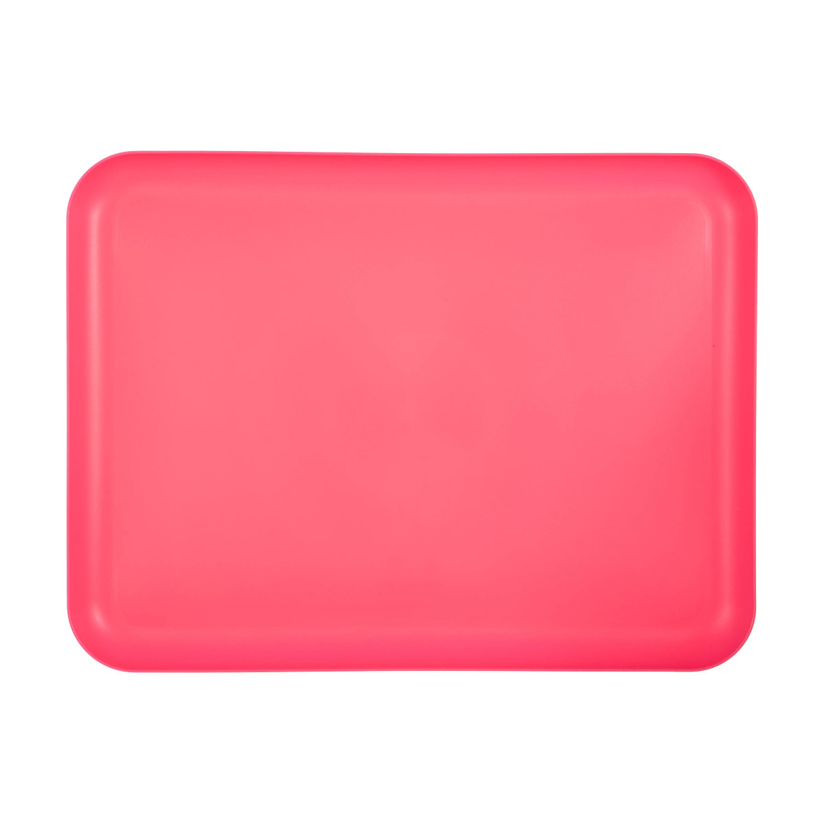 Plastic Rectangular Platter, Pink