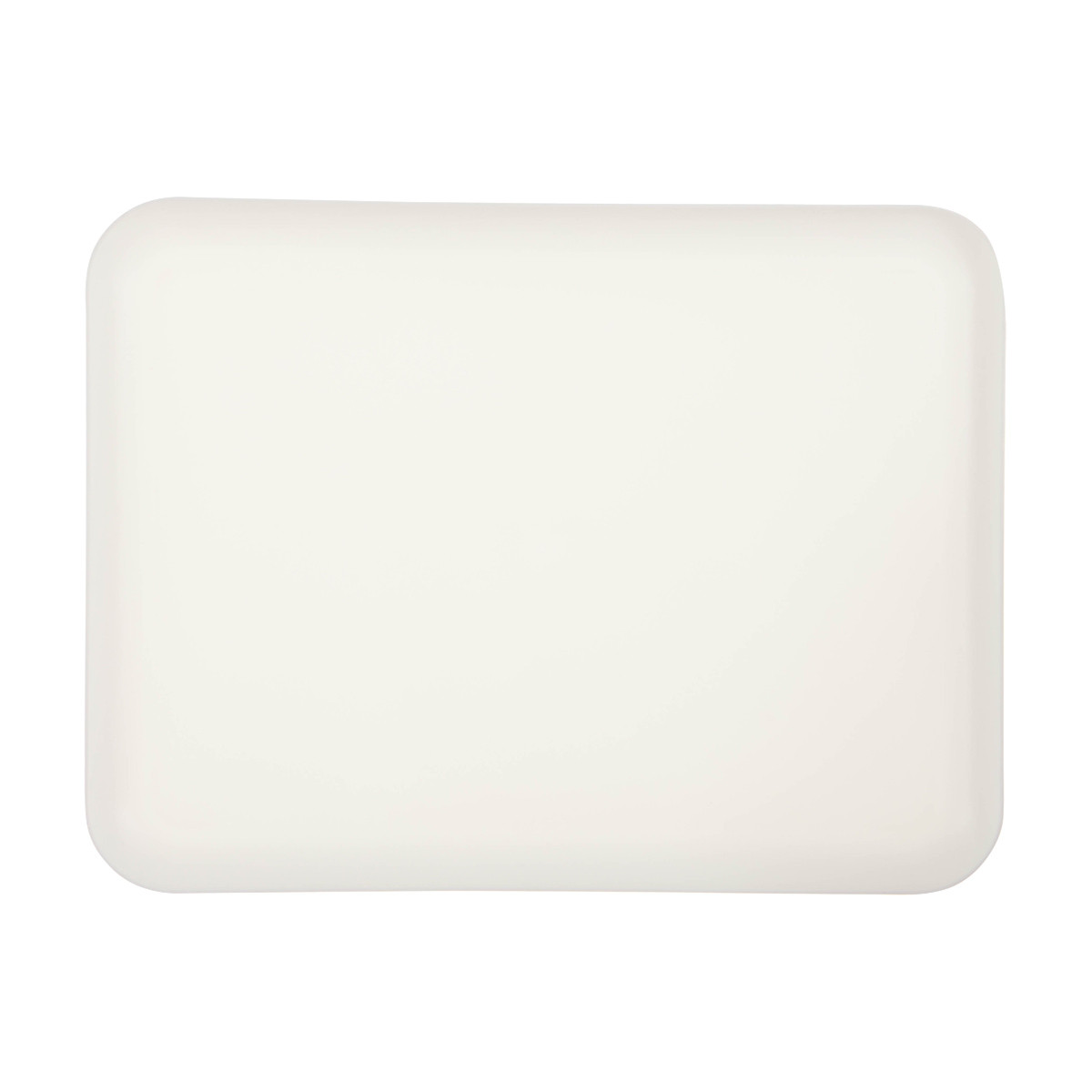 Plastic Rectangular Platter, White