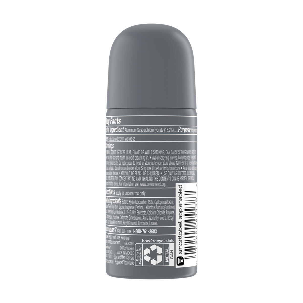 Dove Men+Care Clean Comfort Antiperspirant Deodorant Dry Spray, 1 oz