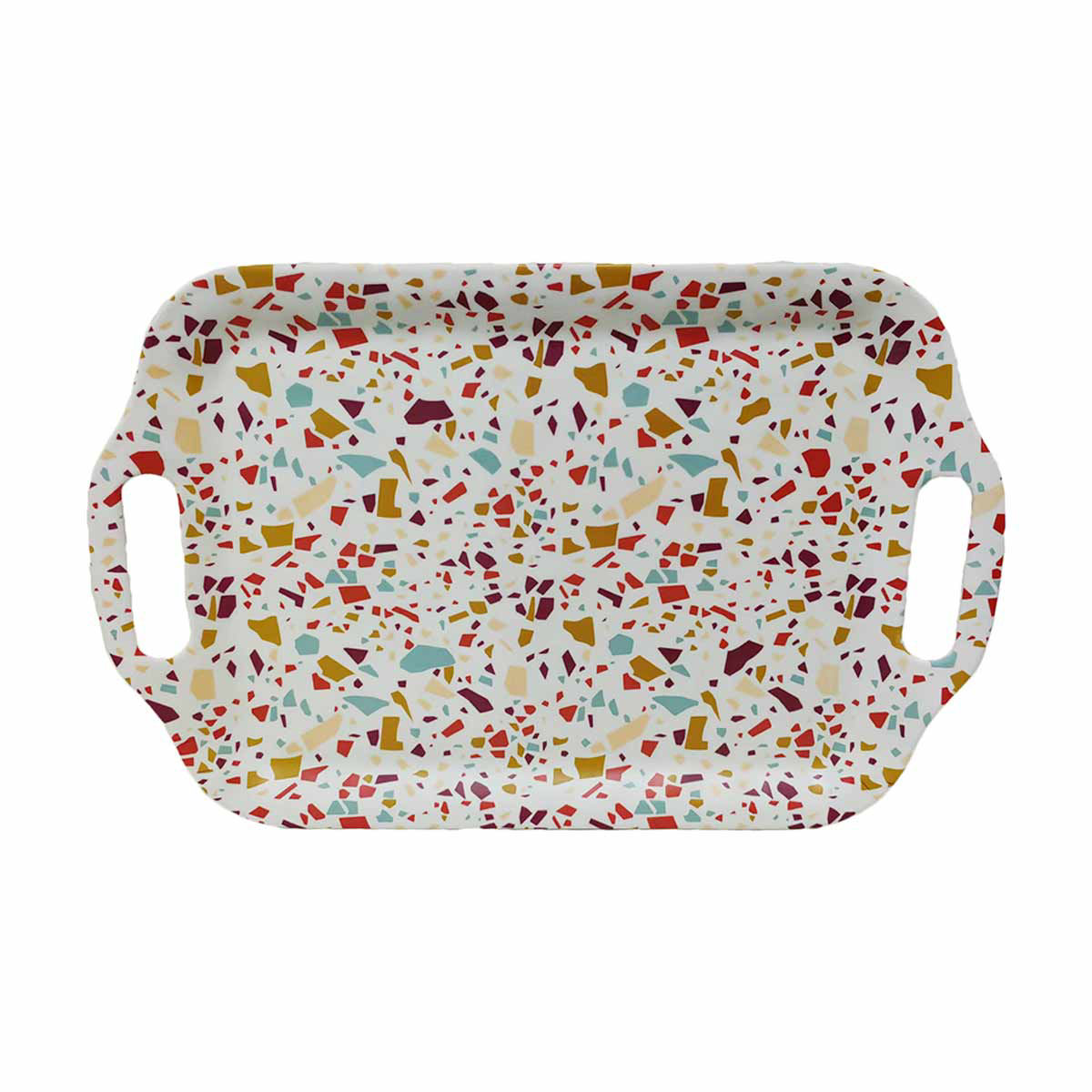 Rectangular Melamine Tray with Handle