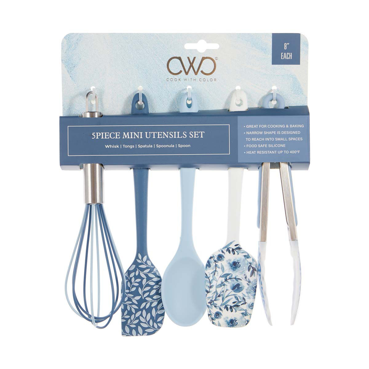 Cook with Color Mini Utensil Set, 5 Pieces