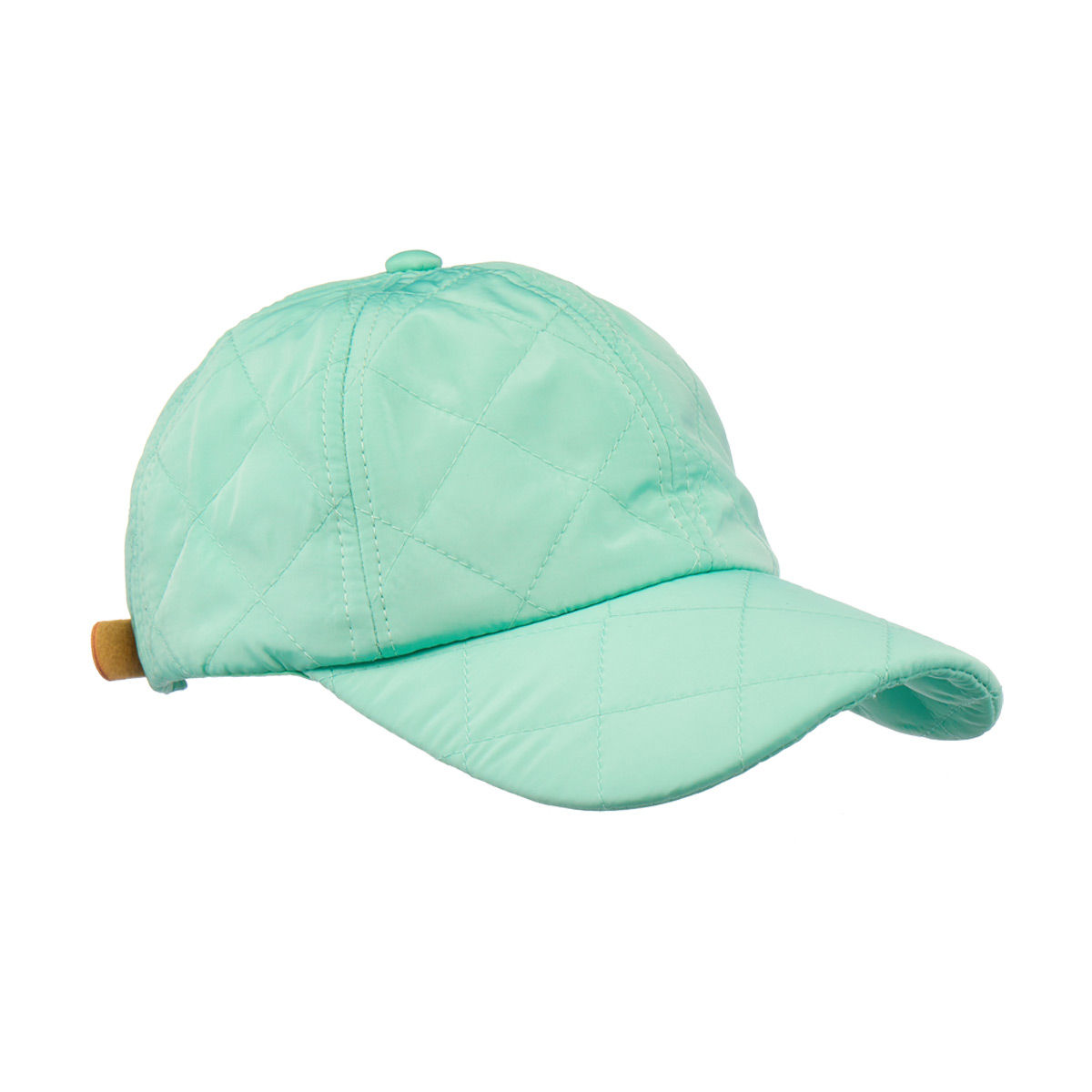 Quilted Baseball Cap, Green