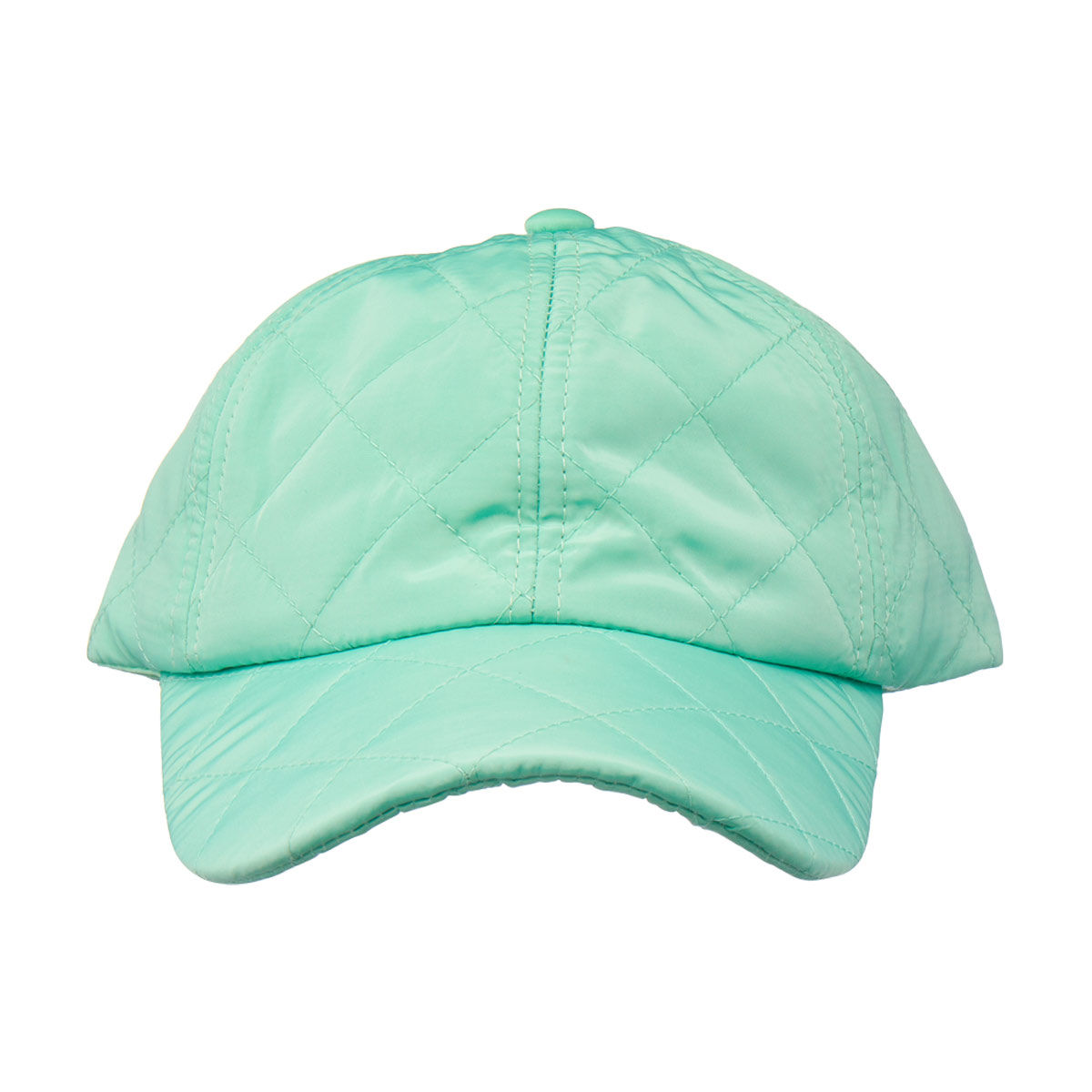 Quilted Baseball Cap, Green