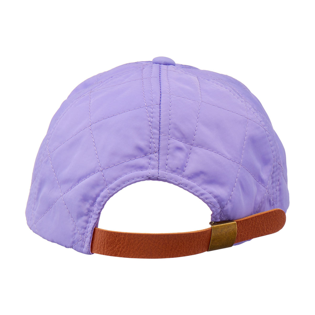 Quilted Baseball Cap, Purple