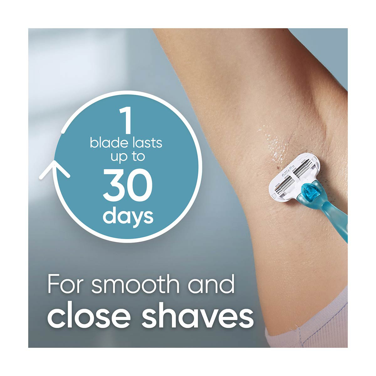 Venus Gillette Venus Smooth Women's Razor Handle with 3 Blade Cartridge ...