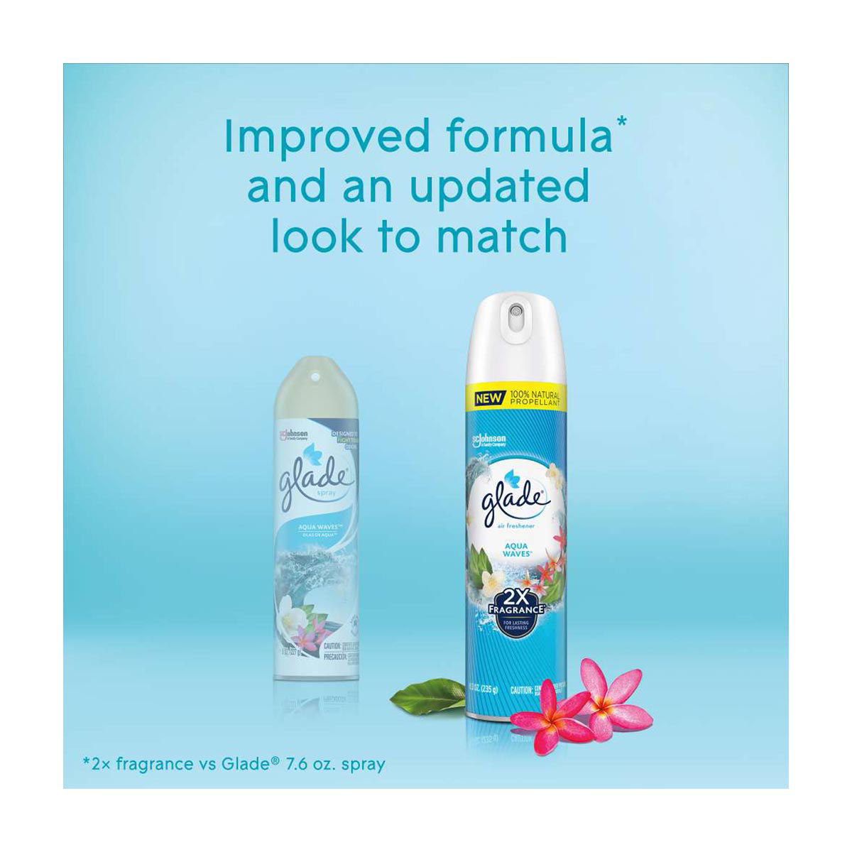 Glade Aerosol Air Freshener Spray Aqua Waves, 8.3 oz