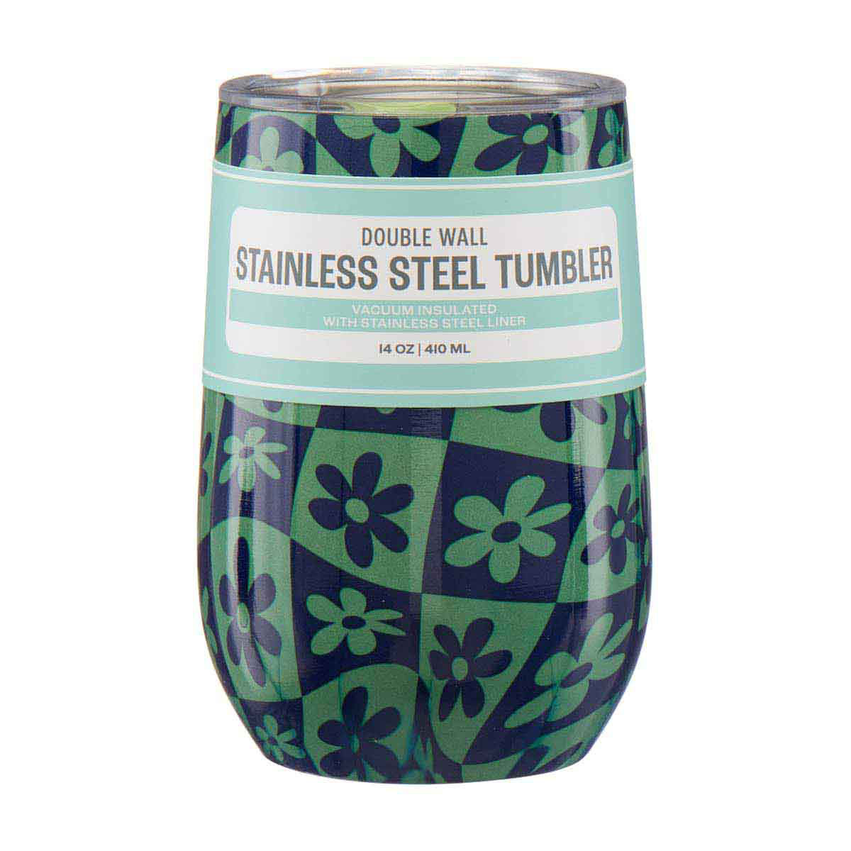 Double-walled Stainless Steel Travel Wine Tumbler, 14 oz