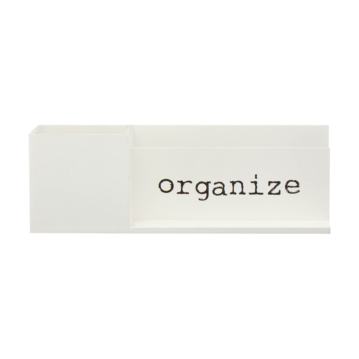 Desk Organizer, White, 12 in