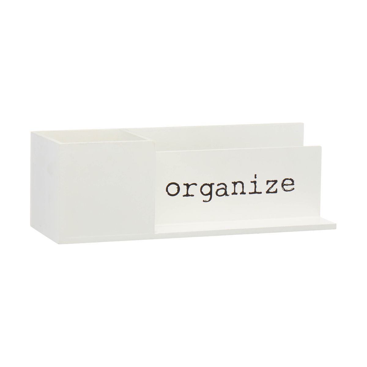 Popshelf Desk Organizer, White, 12 in | Hamilton Place