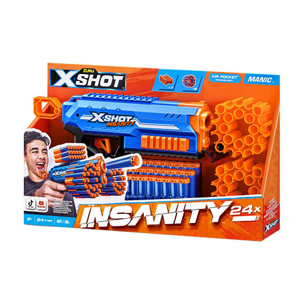 Zuru X-Shot Insanity Manic Blaster Toy