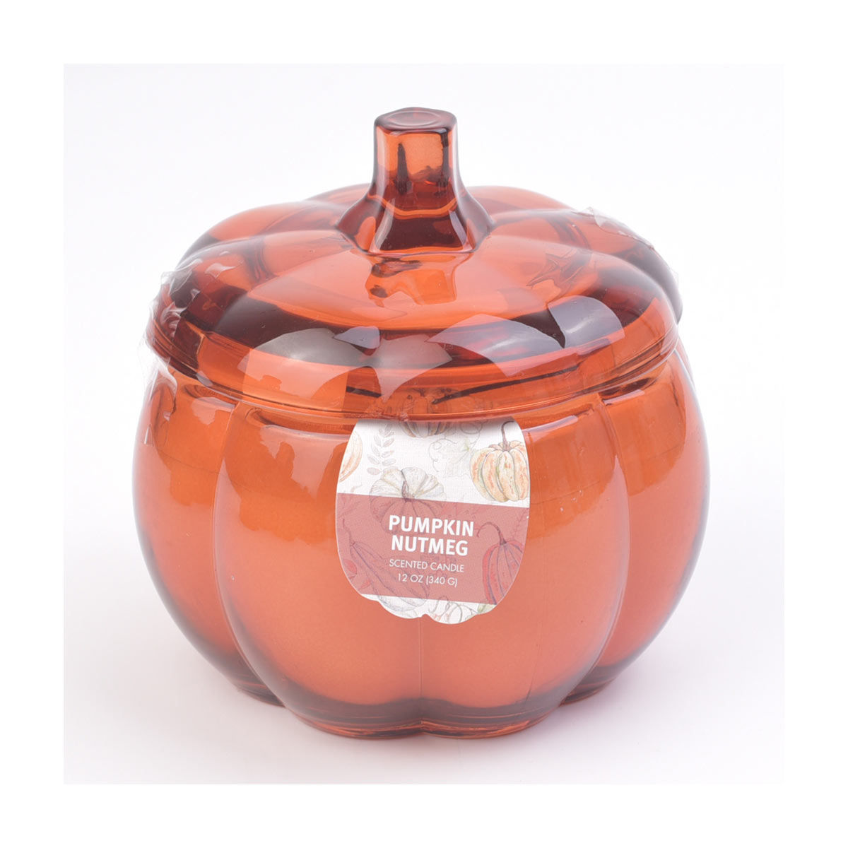 Pumpkin Nutmeg Scented Jar Candle 12 Oz