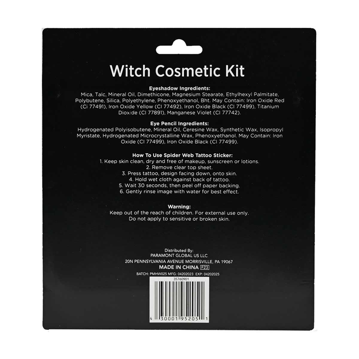 Happy Halloween Witch Cosmetic Kit