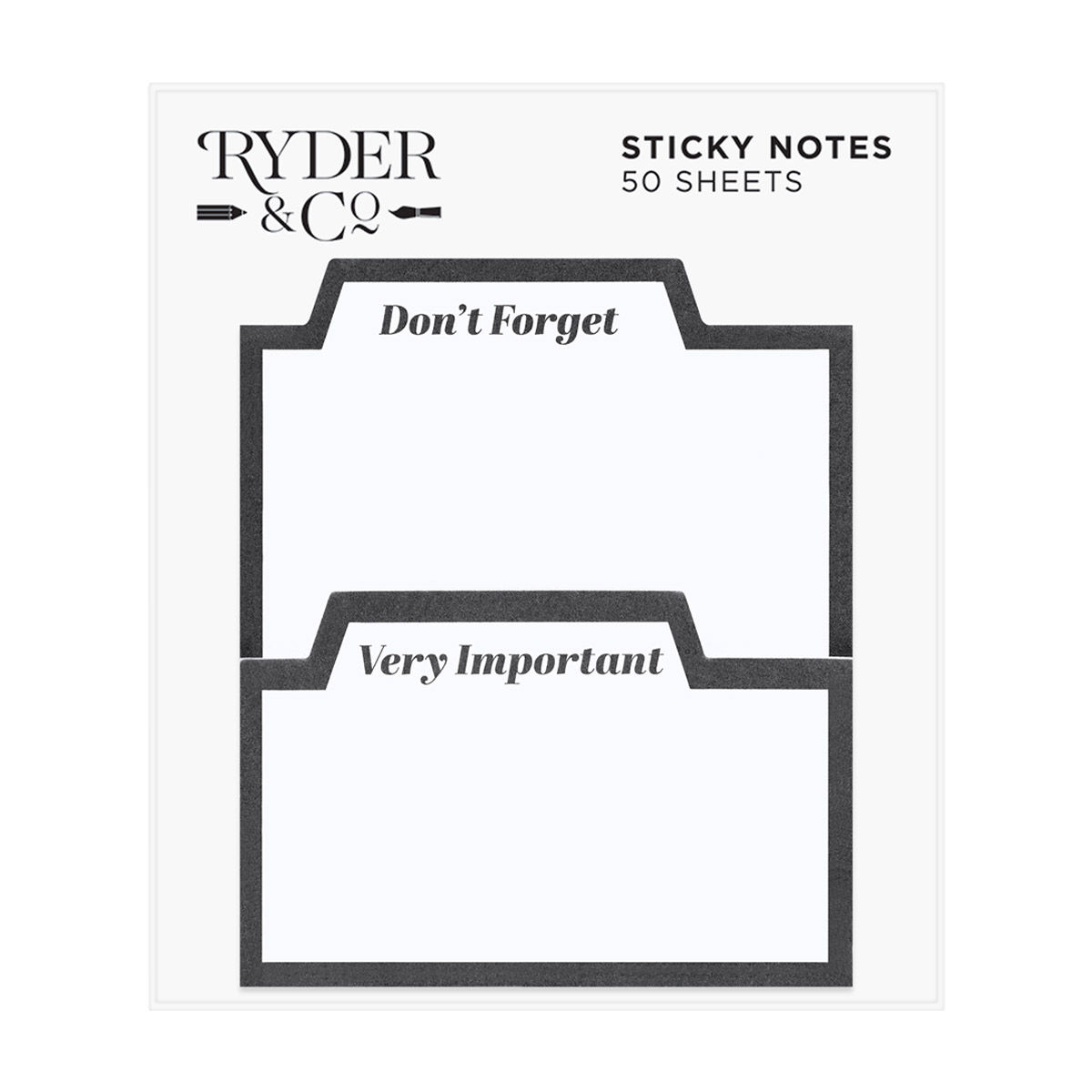 Ryder & Co Sticky Notes, Reminders Card | Hamilton Place