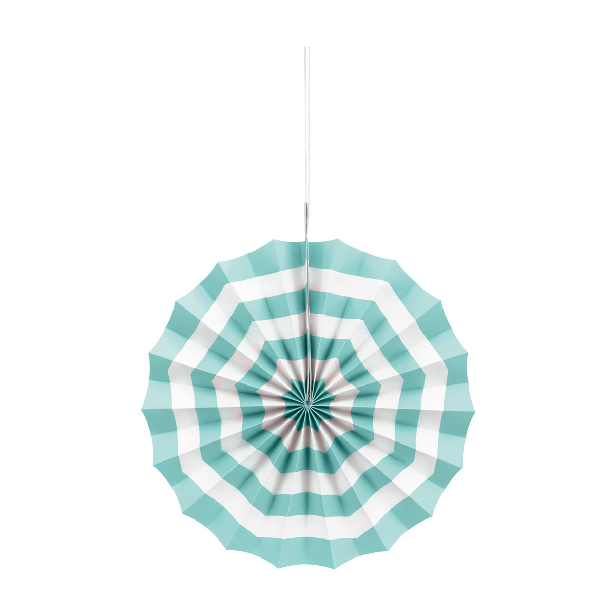 Poolside Summer Tissue Paper Fan Decorations