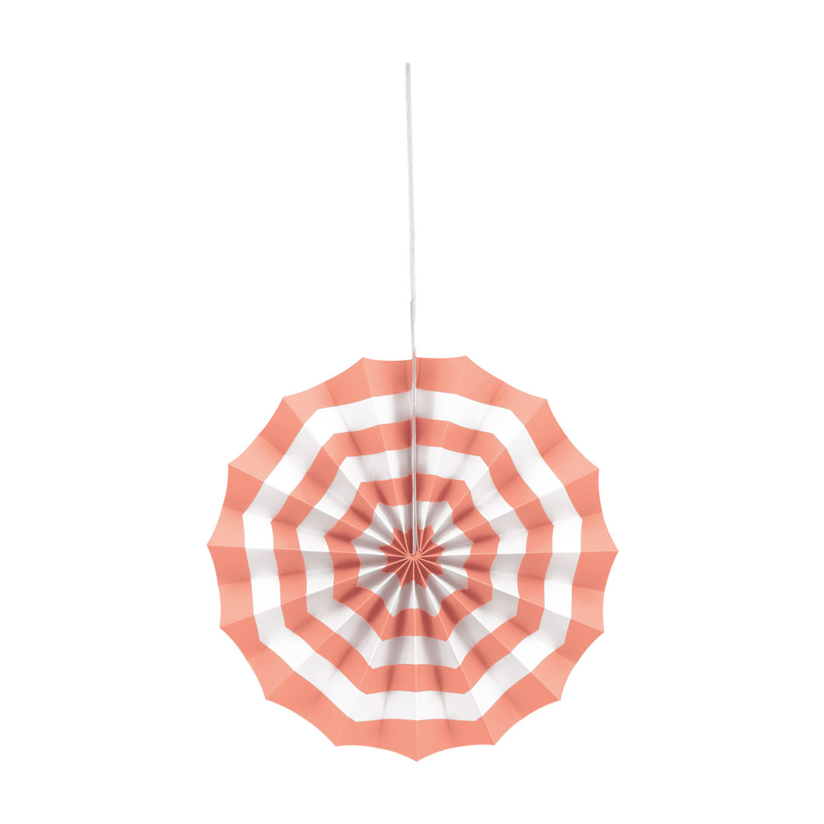 Poolside Summer Tissue Paper Fan Decorations