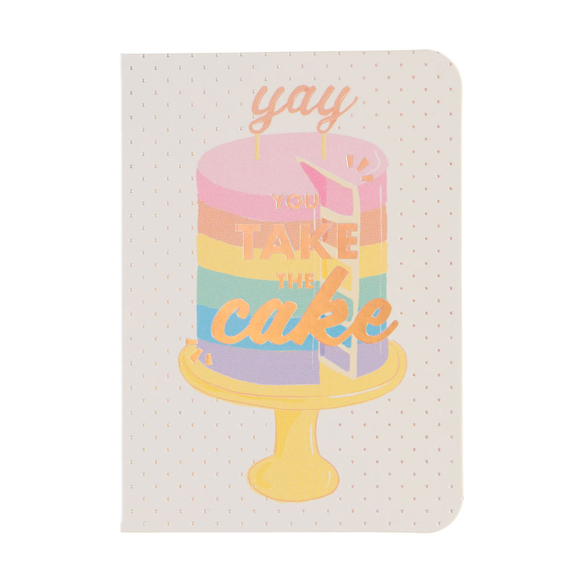 Mini Card You Take The Cake