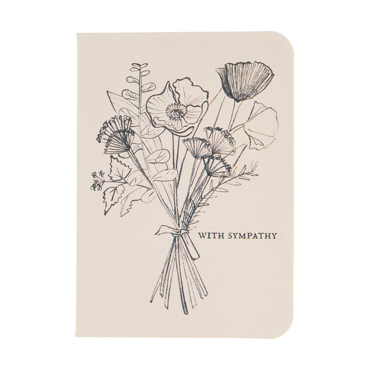 Mini Card With Sympathy