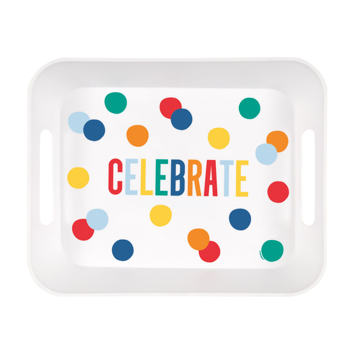 Popshelf 'Happy Birthday' Plastic Serving Tray | Hamilton Place