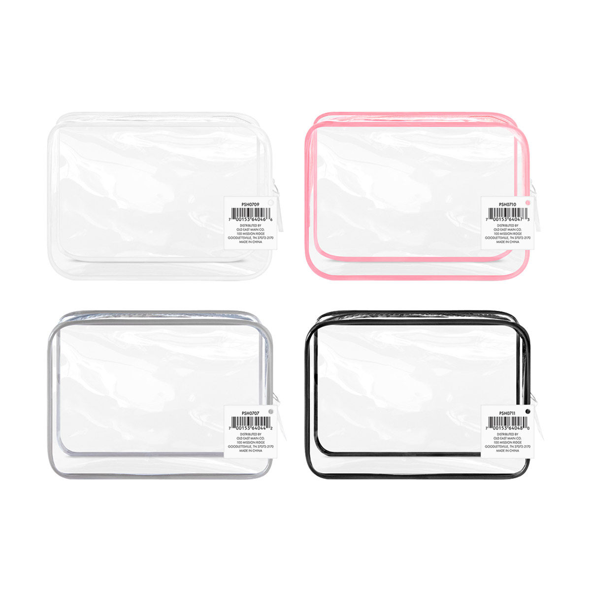 Multi-use See-through Pouch, Assorted, Medium
