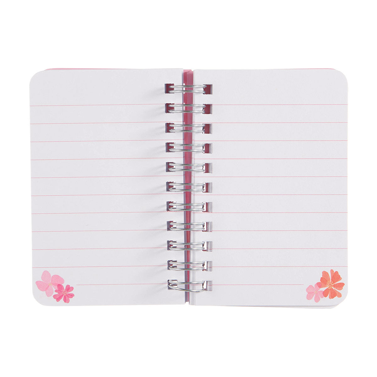 Sunlit Vases Pattern Spiral Notebook with Bungee, 3 in x 4 in