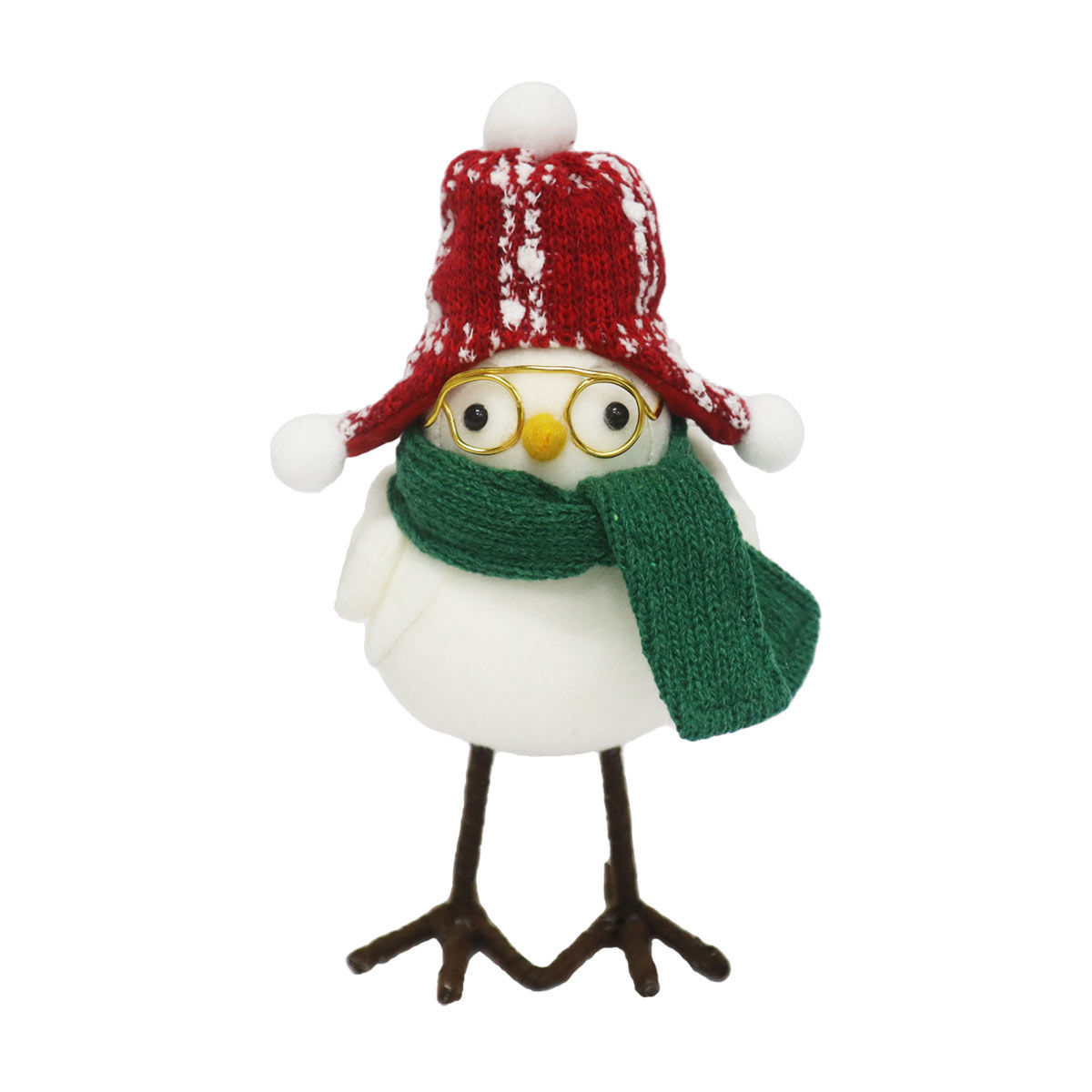 Christmas Cozy Bird Miniature Decoration