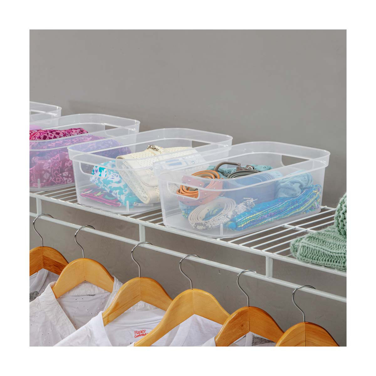 Small Storage Bin, Clear