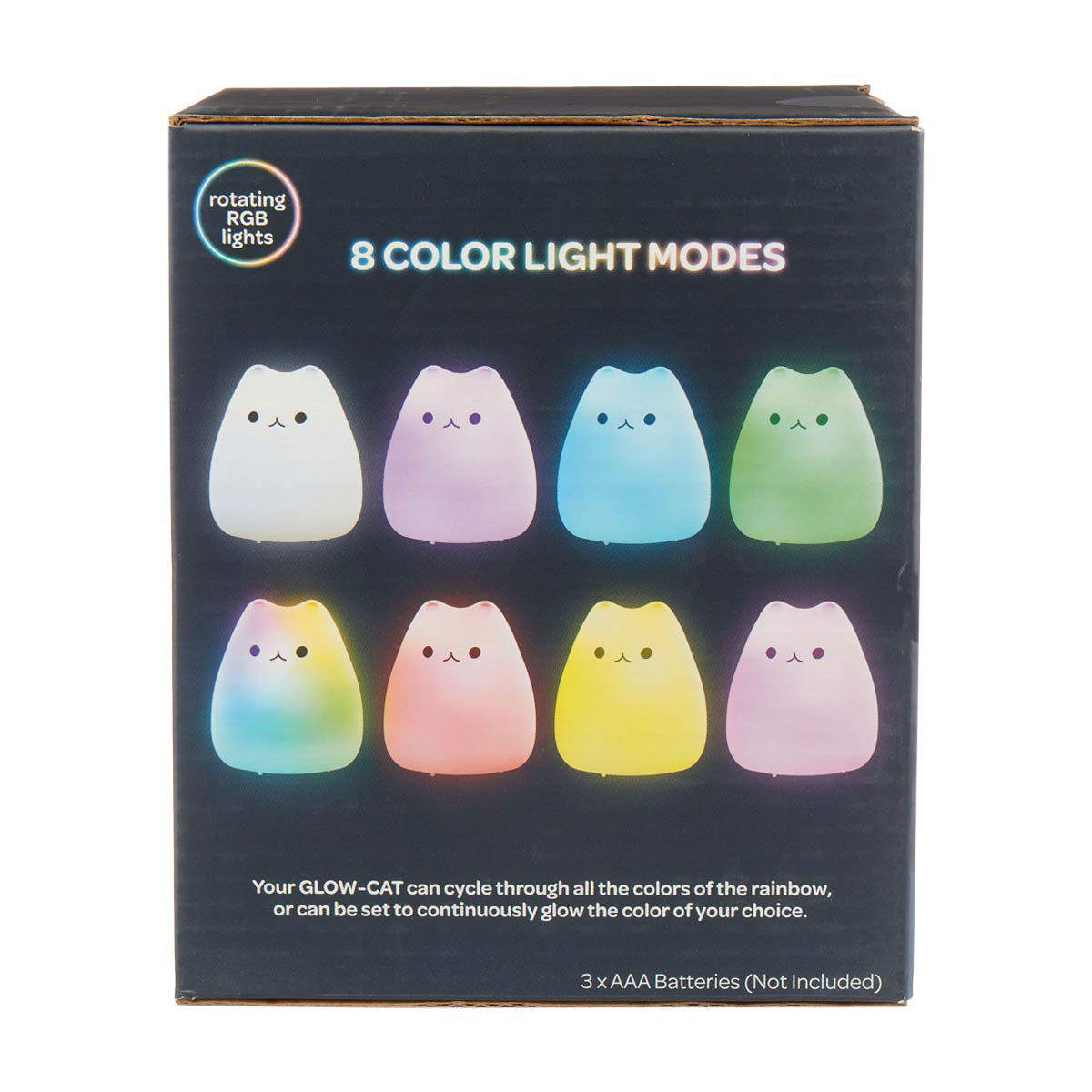 Brilliant Innovations Glow Snail Rainbow Squishable Night Light