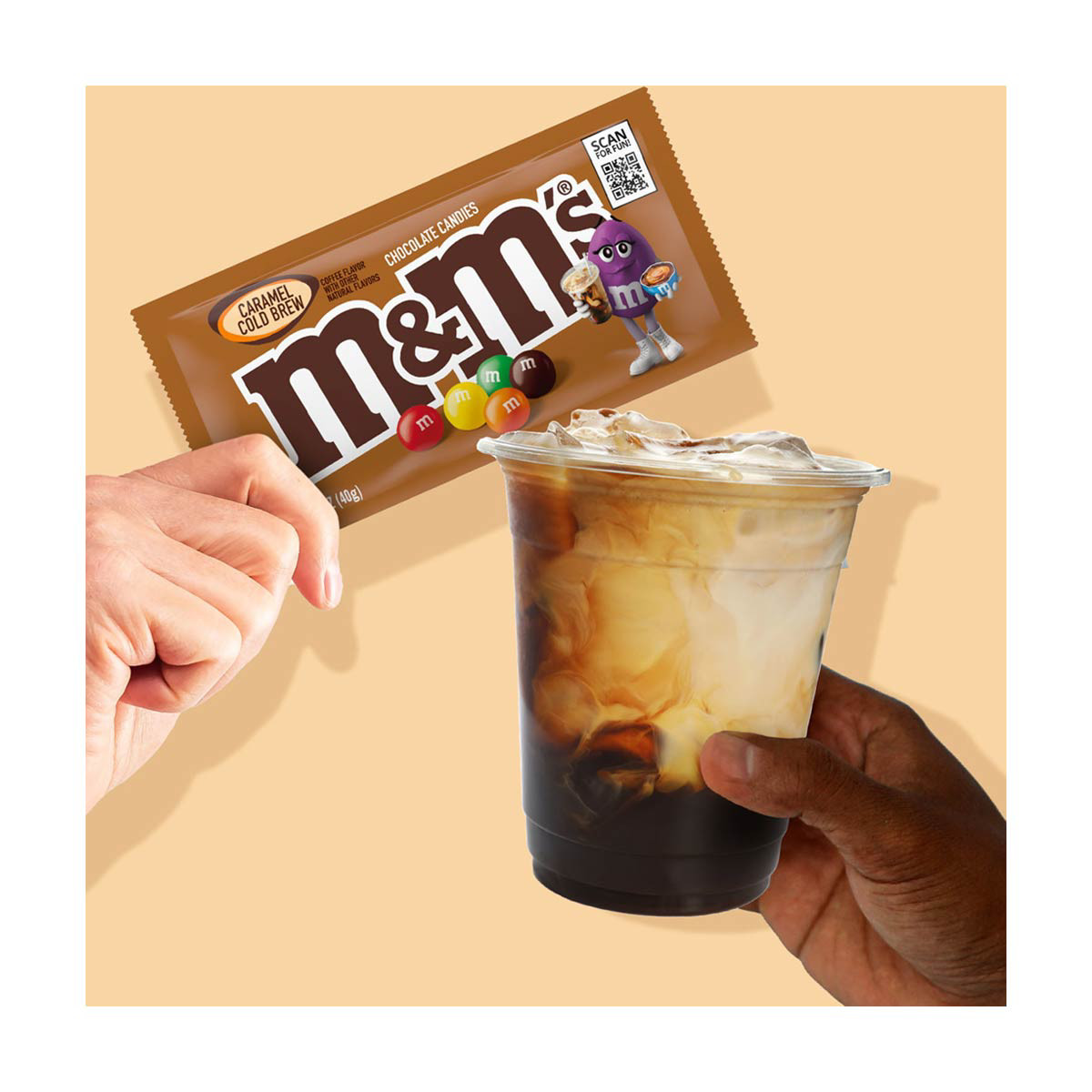 M&Ms M&M's Caramel Cold Brew Milk Chocolate Candy, 1.41 oz | Hamilton Place