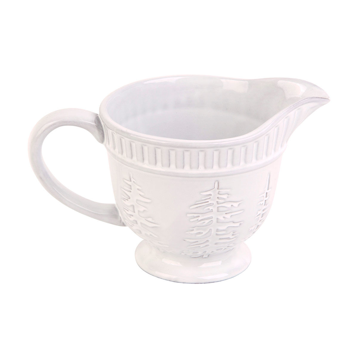 White Christmas Tree Creamer, 8.6 oz