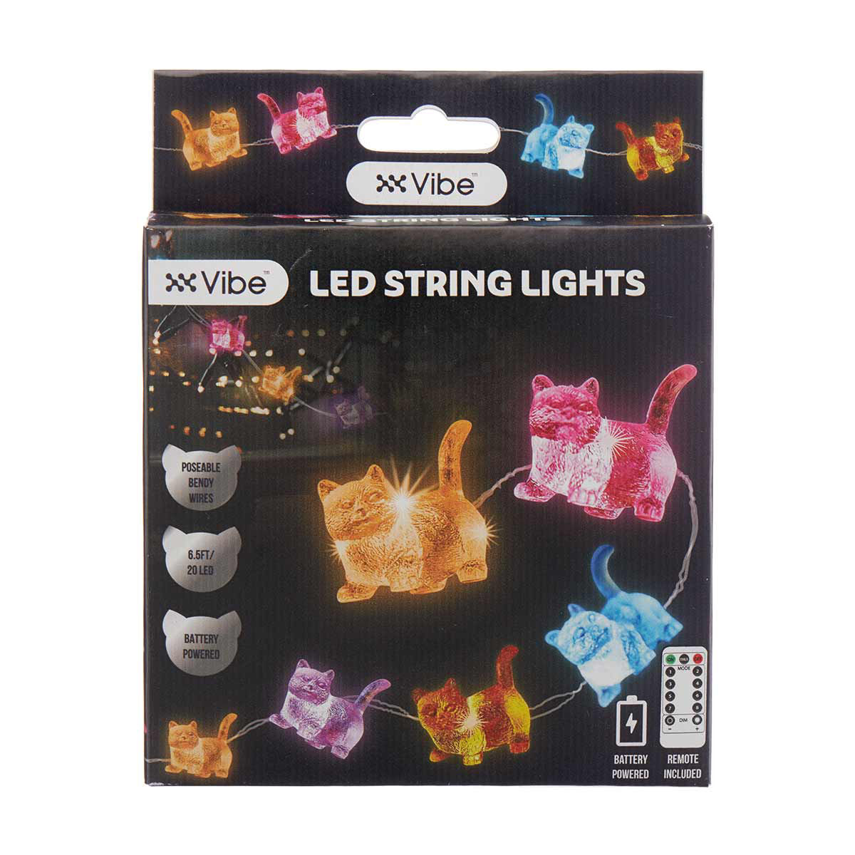 Vibe LED Cat String Lights