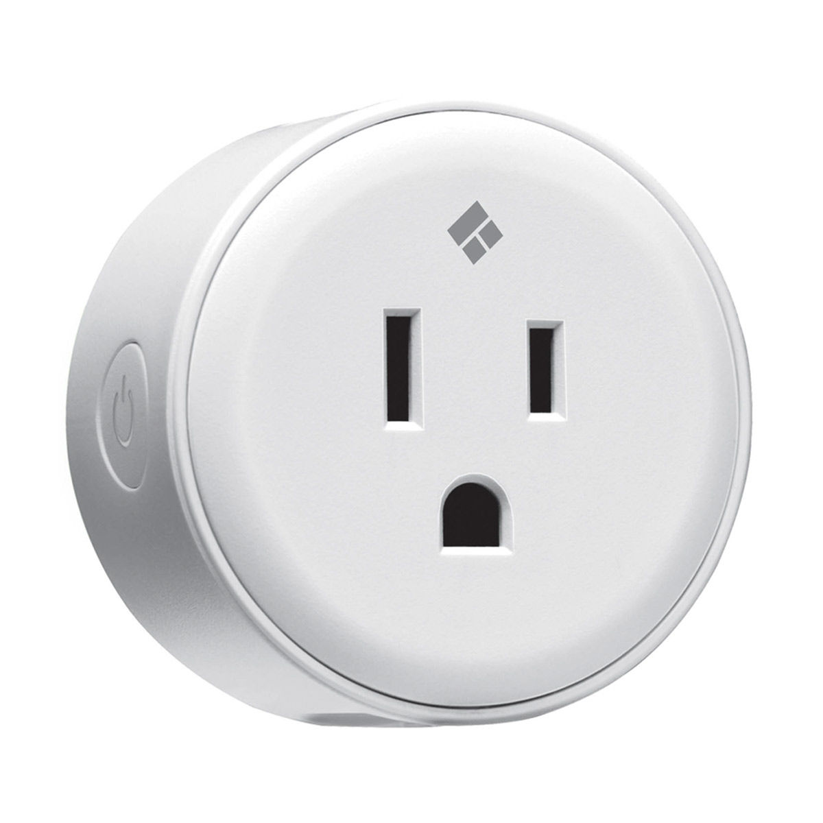 Round Smart Plug White