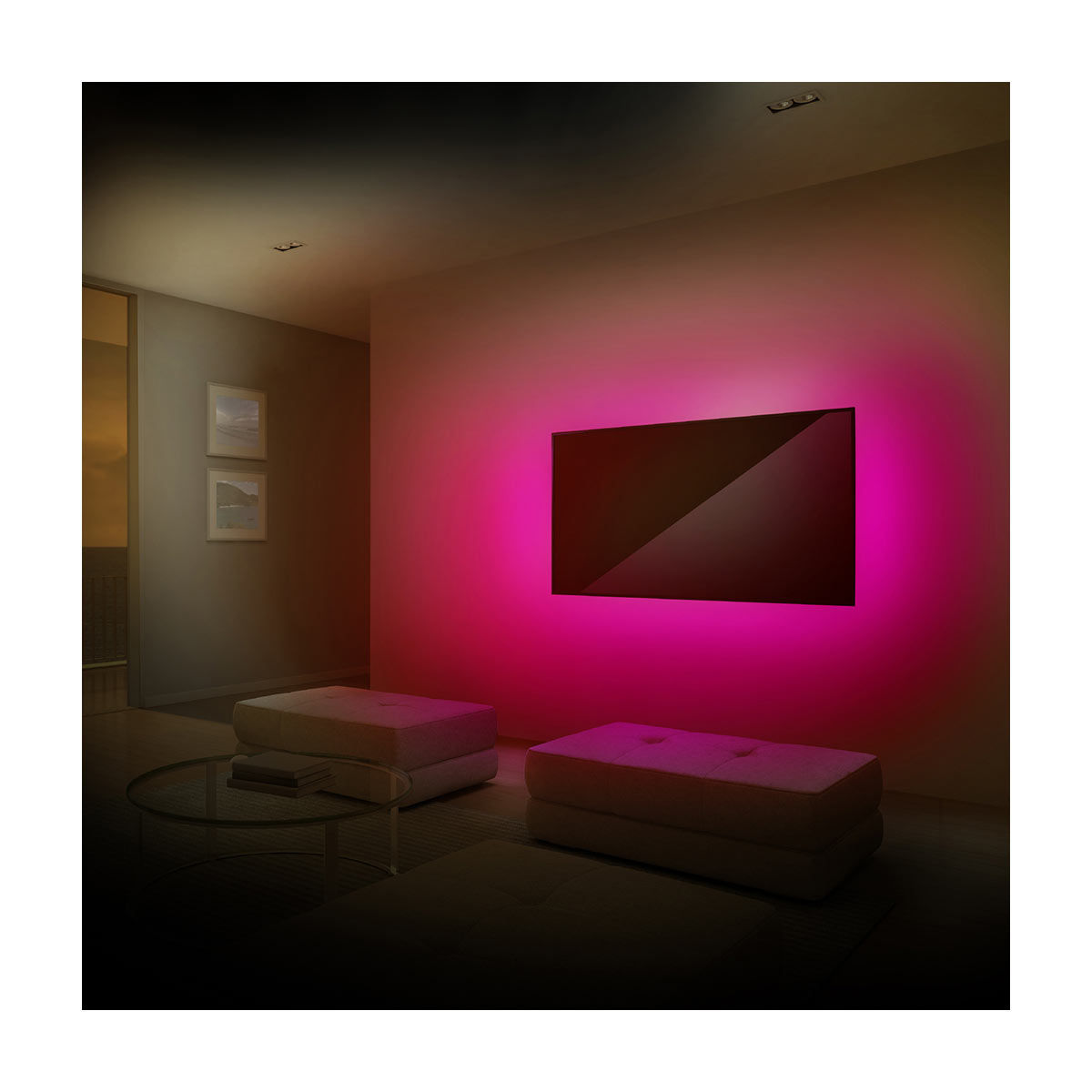 Xtreme Lit Multicolor LED Light Strip with Remote Control, 6 Feet