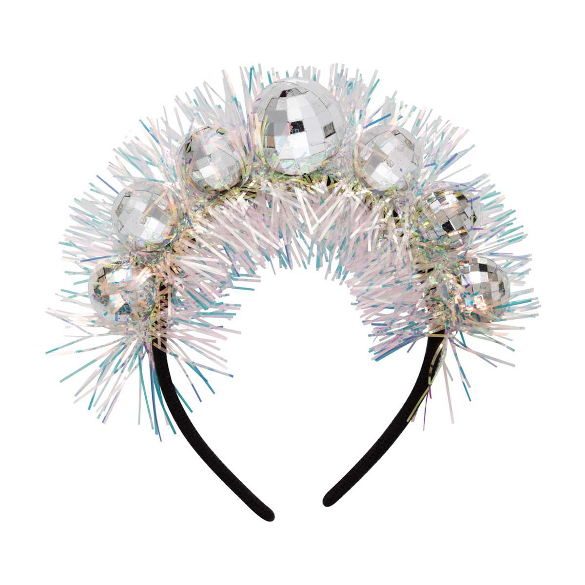 Unique Party! Disco Ball Foil Fringe Party Headband
