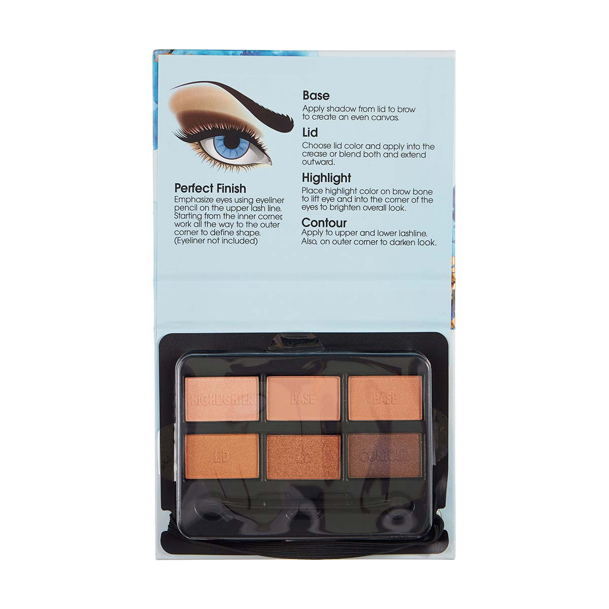 Giordano Colors Illuminated Eyeshadow Palette, 6 Shades