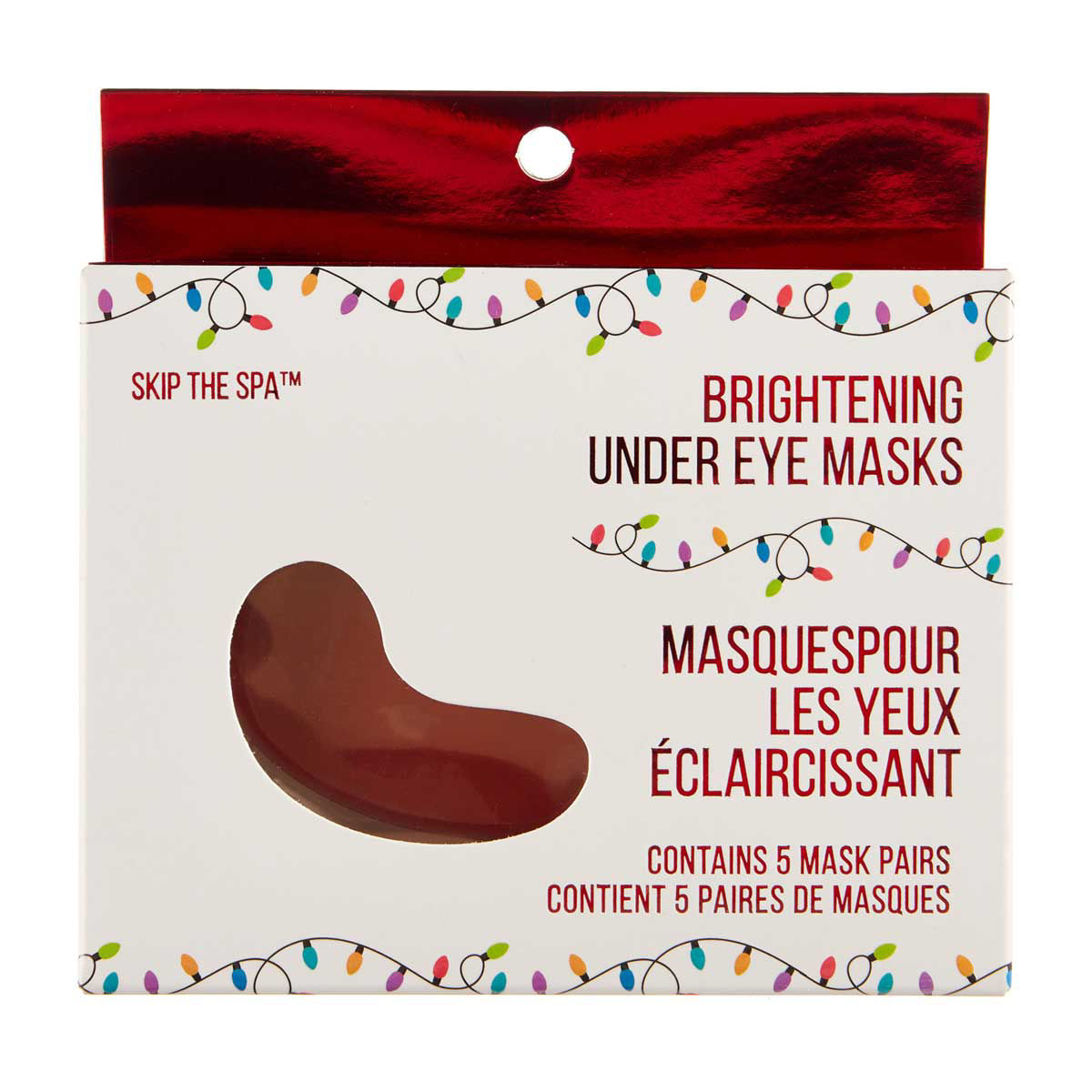 Skip The Spa Brightening Under Eye Masks, 5 Count